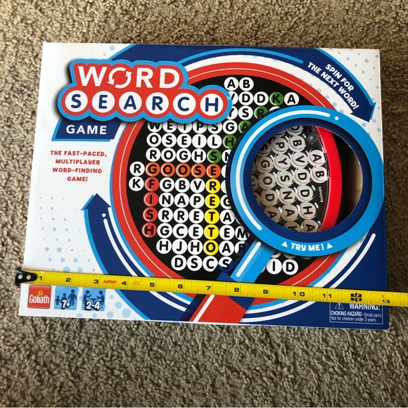 Goliath | Games | Goliath Wordsearch The Fastpaced Word Finding Game | Poshmark